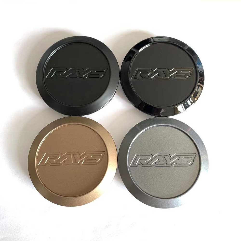 4pcs 64mm RAYS Car Wheel Center Caps Red Logo Fit for Rays Volk Racing ...