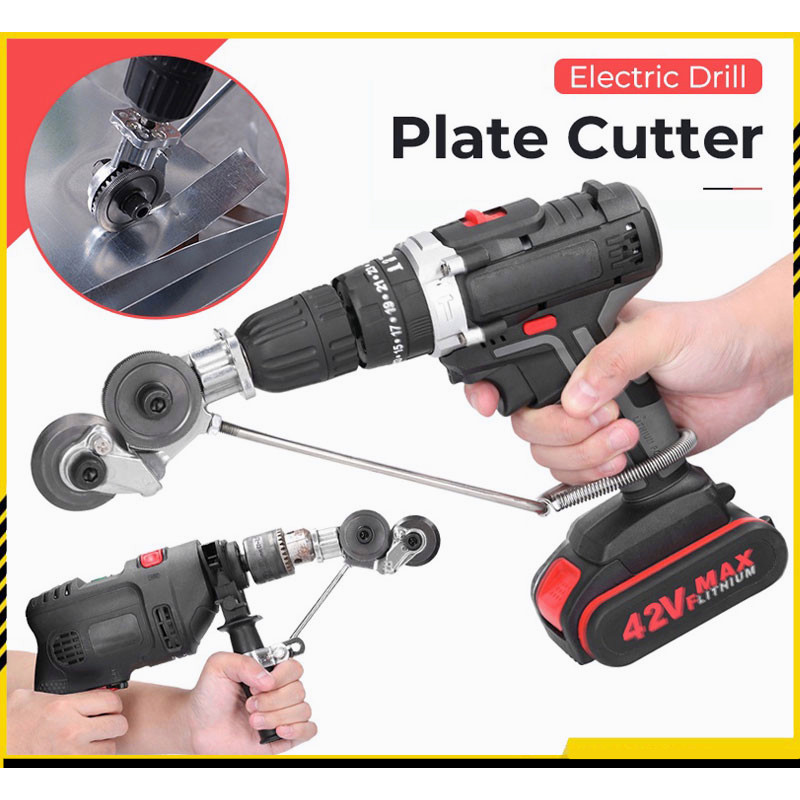 Electric Drill Plate Cutter Attachment Metal Sheet Cutter Cutting Tool ...