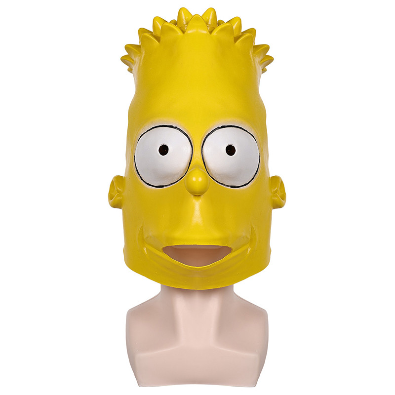 Mask Bart Simpson Helmet Masquerade Halloween Party Costume Props cos ...