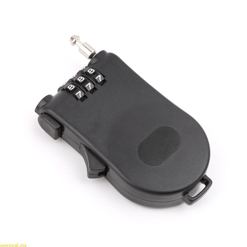 weroyal Retractable Wire Rope Password Lock Combination Coded Locker ...