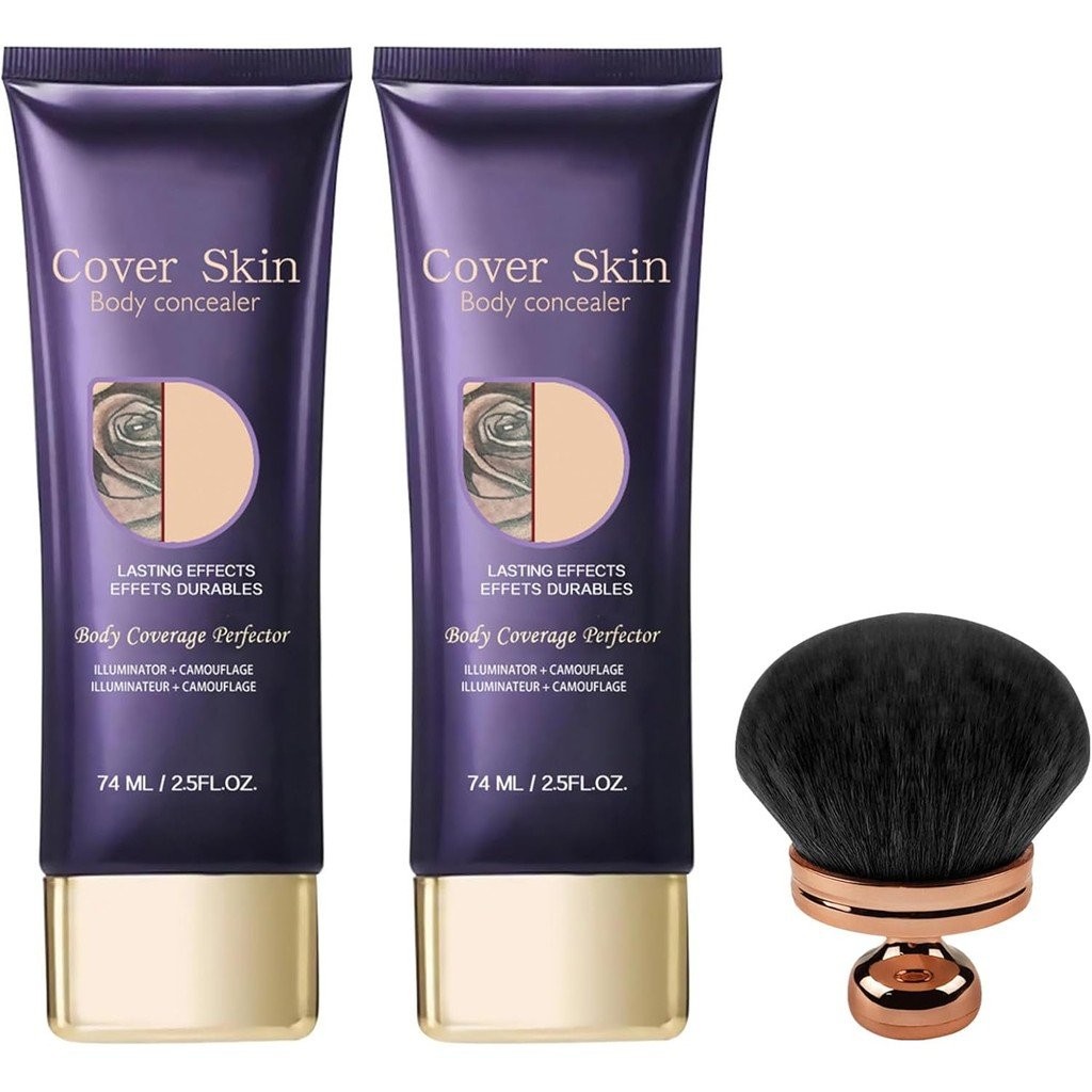 All over Complexion Perfector with Body Makeup Brush, Tattoo Cover up ...