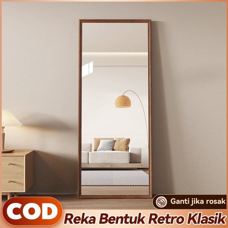 MOK 160/165/170cm Full-Body Floor Mirror With Stand Explosion-Proof ...