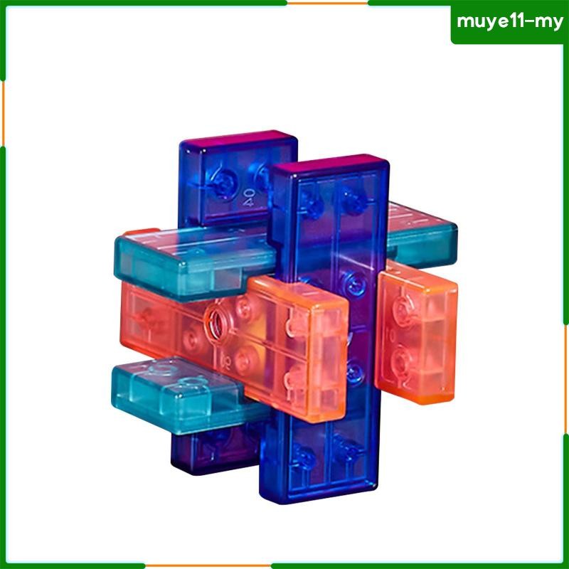 [MuyeadMY] IQ Challenge Puzzle Set for Skill Development, 7x7x7cm, Mind ...