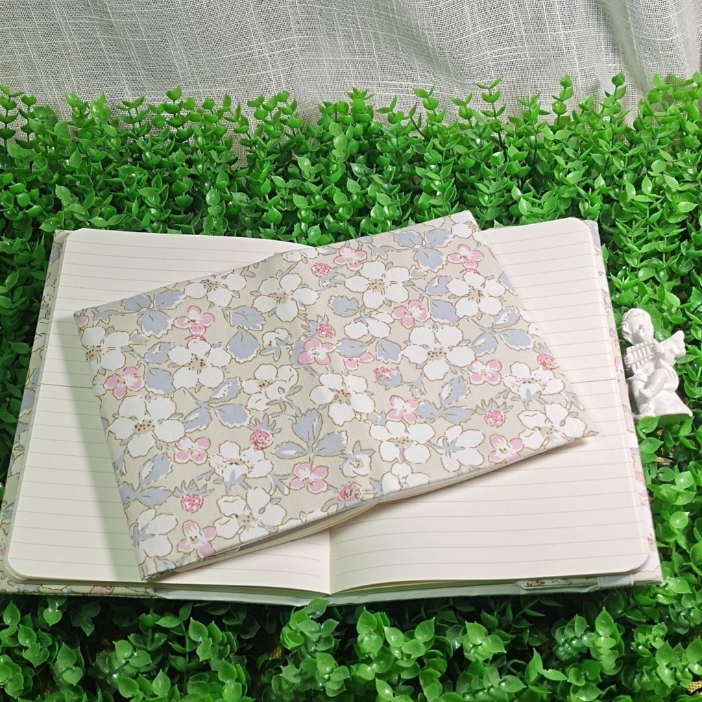 Literary Gardenia Fabric Book Cover A5 A6 Small Fresh Handmade Book ...