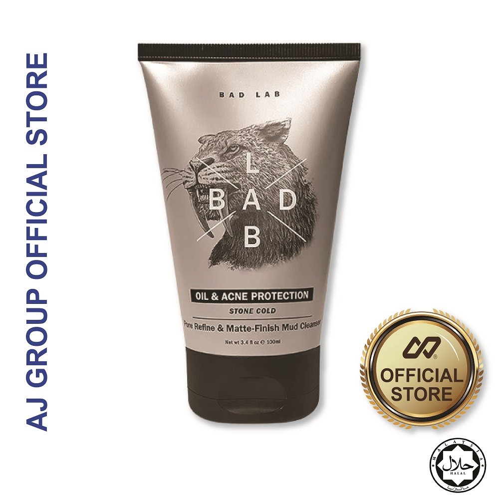 Bad Lab Stone Cold Pore Refine & Matte-Finish Mud Cleanser (100ml ...