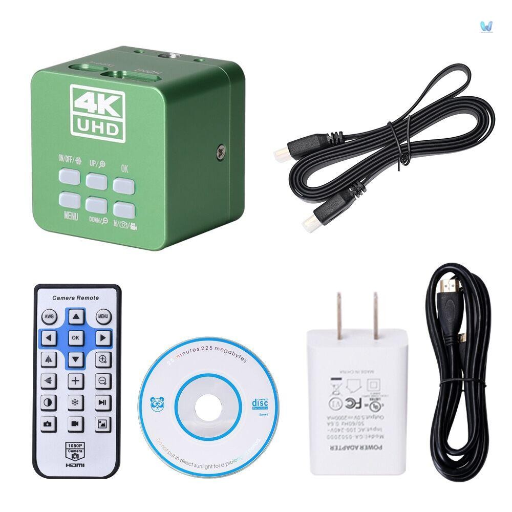 4K Clear Definition 7X Digital Zoom Microscope Camera Industrial Lab ...