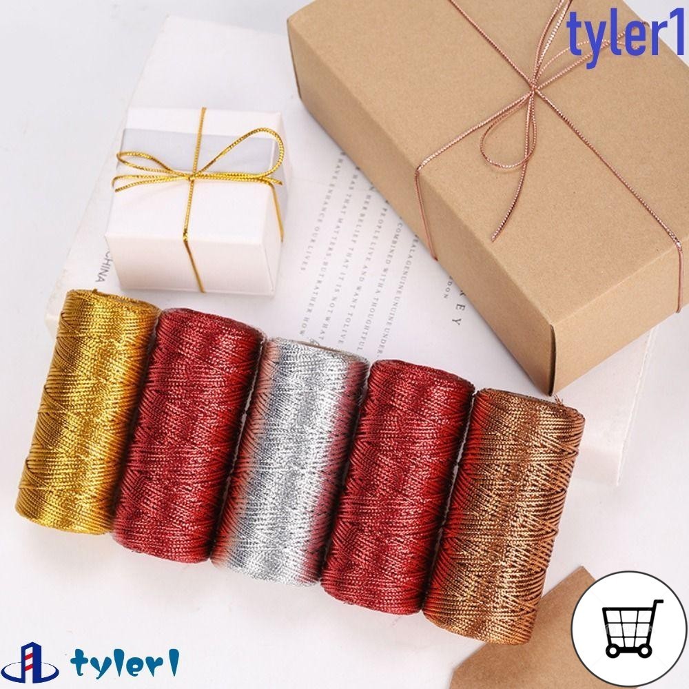 FS Golden Packing Rope, Cord 1.5MM Gift Packaging Thread, DIY Red ...