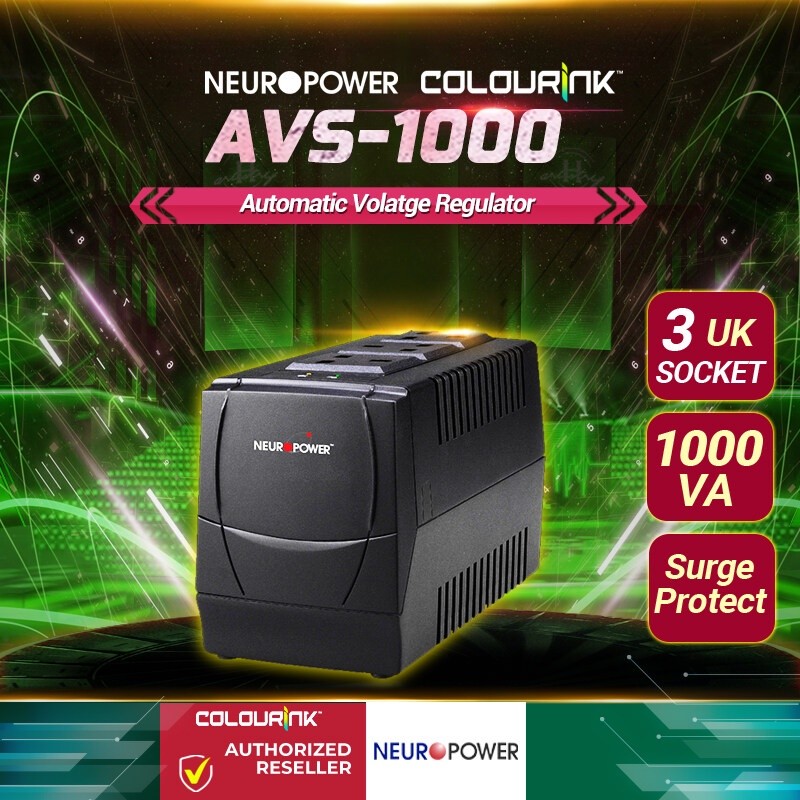Neuropower 1000VA Auto Voltage Stabilizer AVS1000-3UK Voltage ...