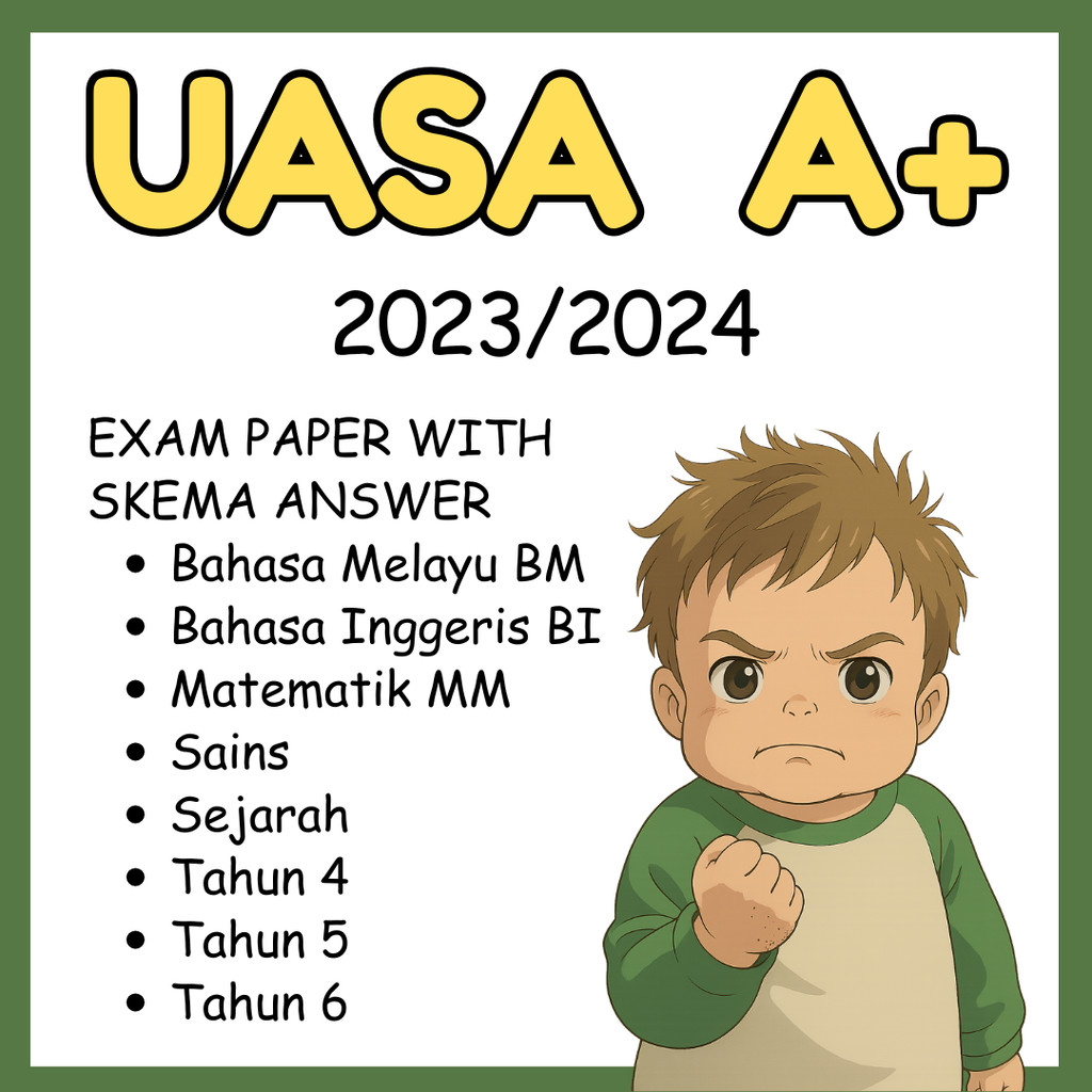 KERTAS UASA 2023/2024 TAHUN 4 - 6 [5 SUBJECT] SESUAI UNTUK SK DAN SJK ...