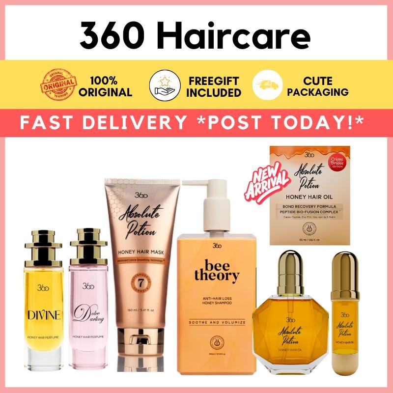 360haircare Bee Theory Shampoo Absolute Potion Hair Oil Conditioner ...