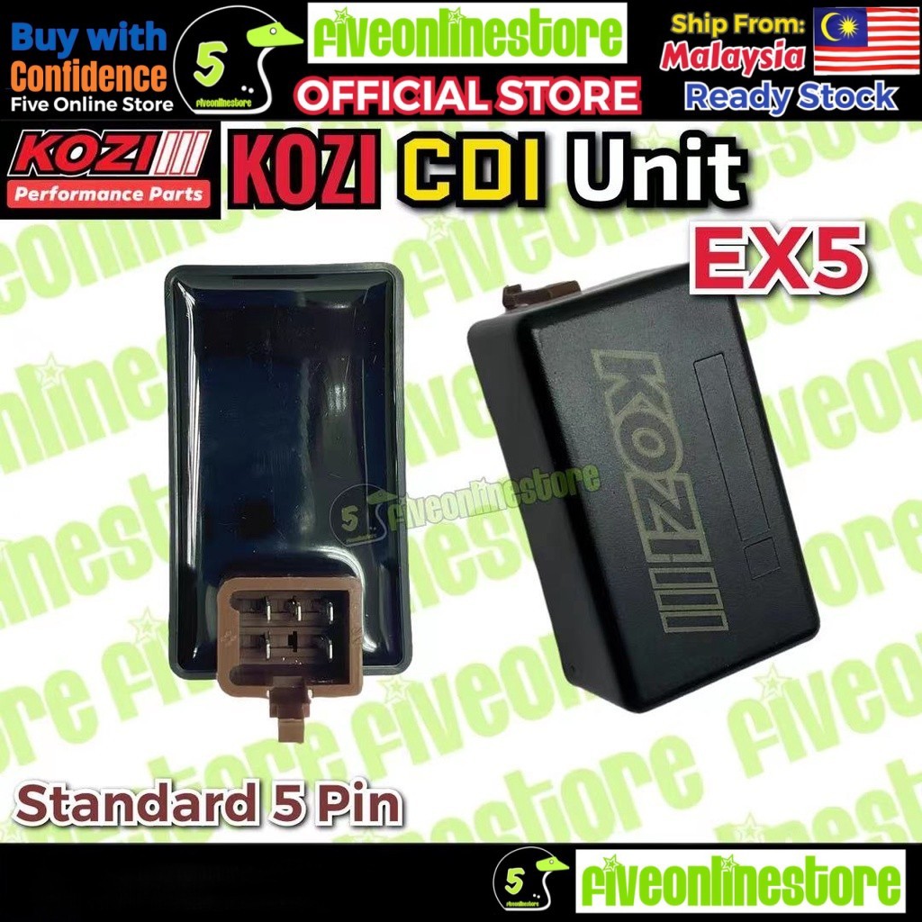 KOZI CDI Unit Standard 5 Pin Socket High Quality Gred A EX5 Dream EX5 Old EX5 Hi Power Modenas ...