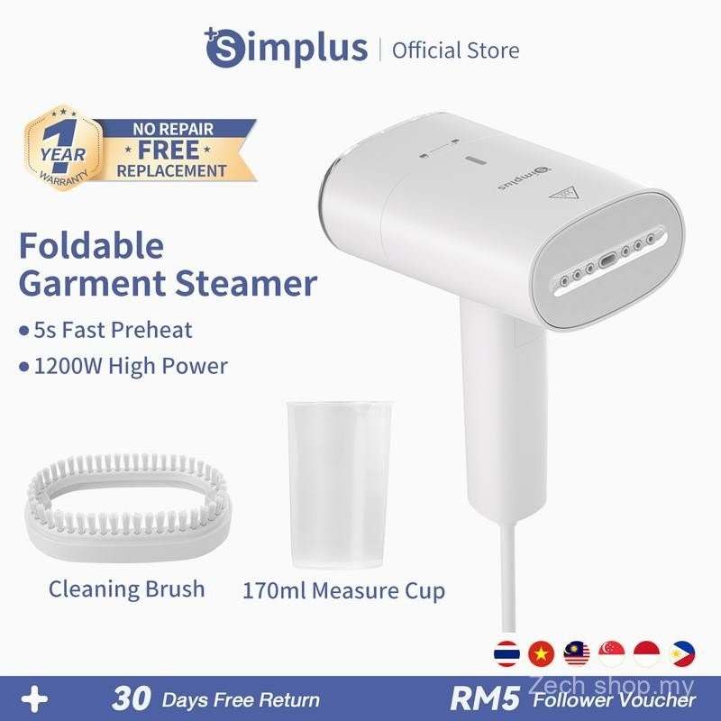 Simplus Handheld Garment Steamer Foldable 1200w 5s Fast Preheat ...