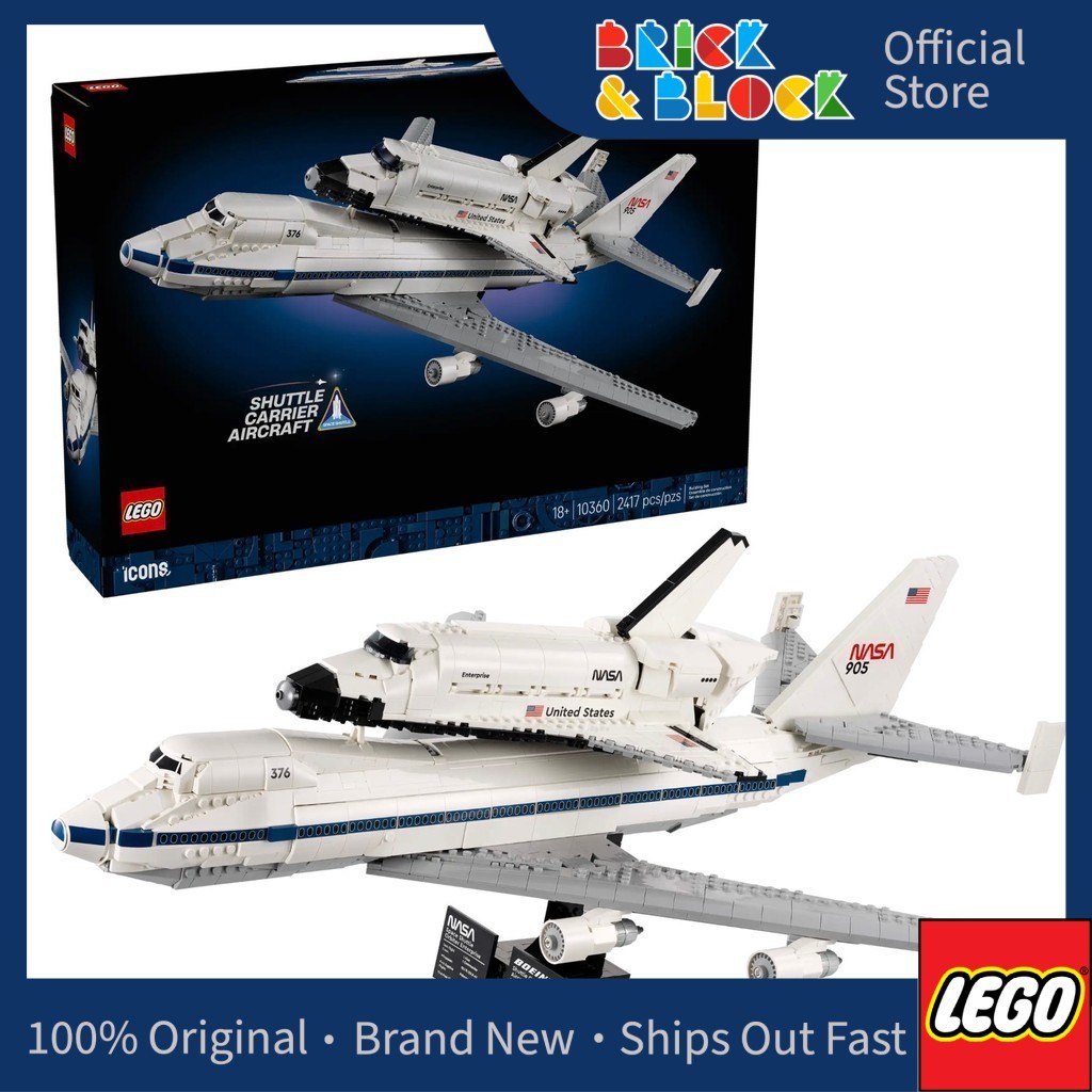 LEGO 10360 Shuttle Carrier Aircraft | LEGO ICONS | Shopee Malaysia