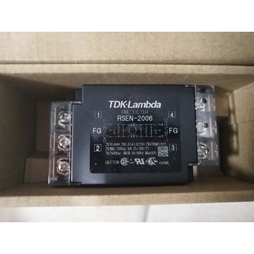 Ready Stock Original TDK-LAMBDA EMC Noise Filter ENF RSEN-2006D 6A250V ...