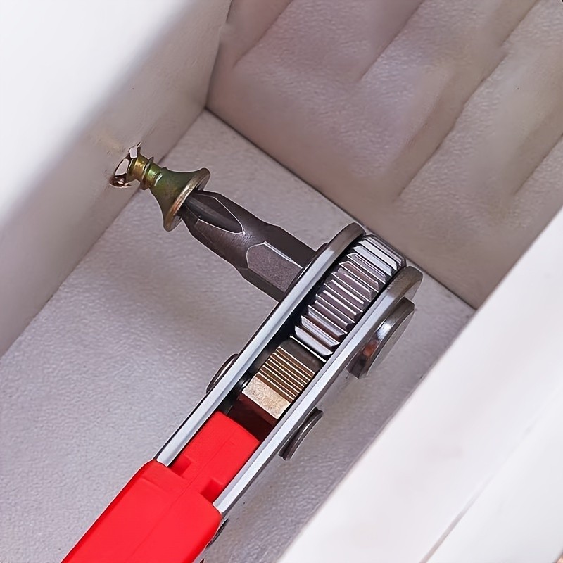 New Small Space Quick Ratchet Screwdriver L-Shaped Right-Angle Corner ...