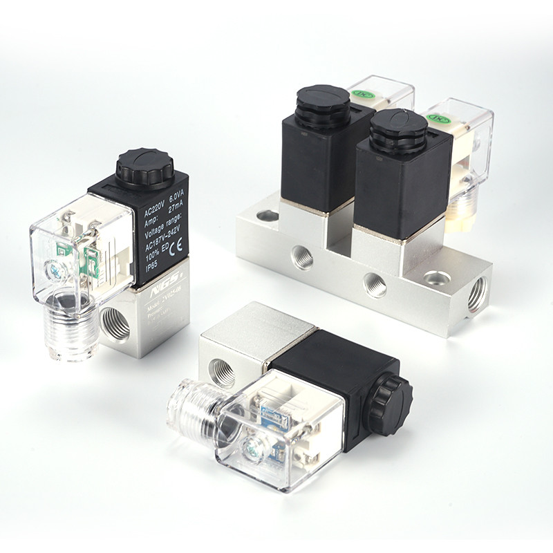 24v Two-Bit Two-Pneumatic Solenoid Valve Electric Valve Air Valve One ...