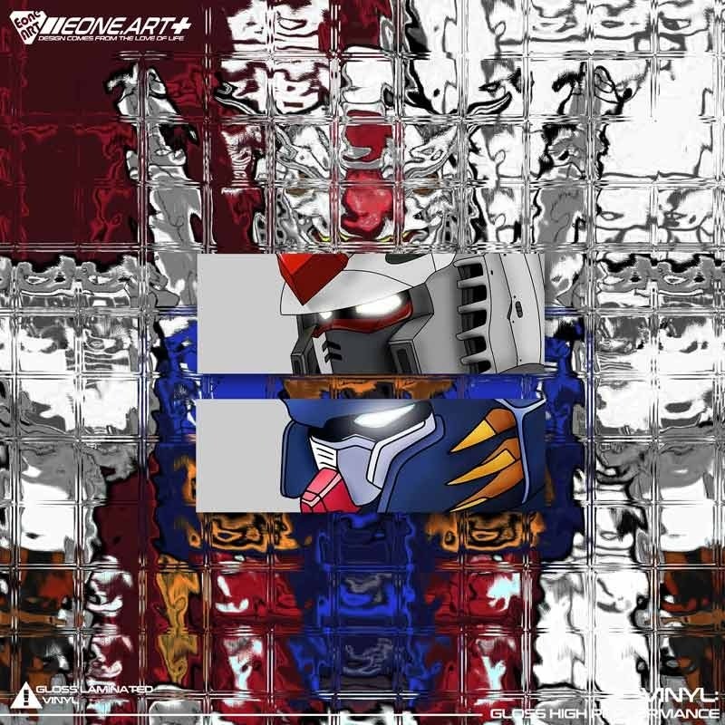 Stickers Movable Stickers Mecha Car Stickers Reflective Indoor Outdoor ...