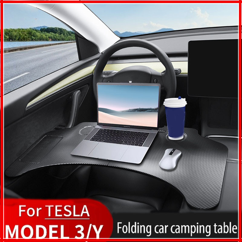 For Tray Table For Tesla Model 3 Model Y Folding Car Steering Wheel ...