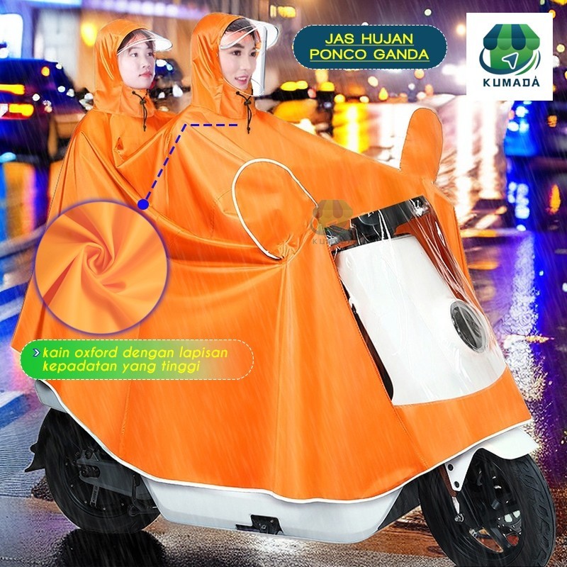 Double Poncho Raincoat 2 Person Raincoat Wide Poncho Raincoat Rain Coat ...