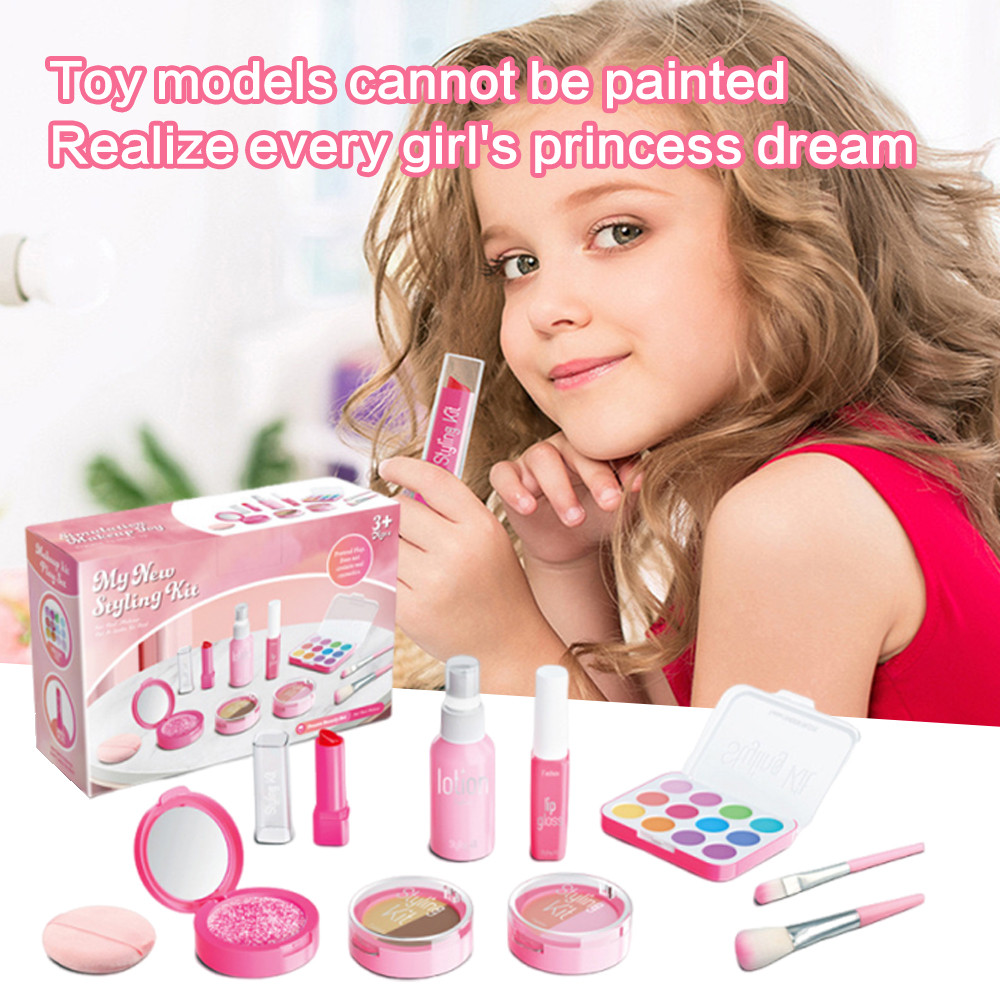 Girl Makeup Toys Set Kids Pretend Play Toy Simulated Makeup Kid Girls ...