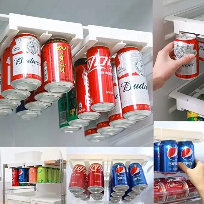 1Pc Beer Soda Can Storage Rack, Refrigerator Rack Beve, Soda Can ...