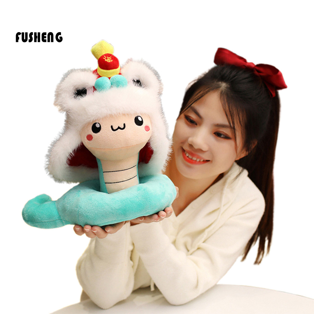 Snake Symbol Plush Doll Chinese New Year Plush Chinese Zodiac Snake ...