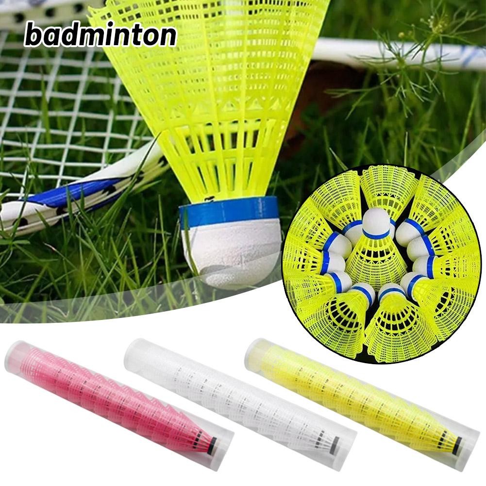 3/6/12Pcs Nylon Badminton Indoor Stable Nylon Badminton Shuttlecocks ...