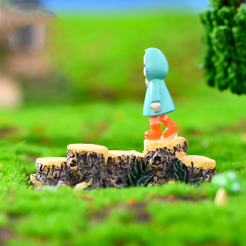 Zakka Simulates Five Tree Stump Bridges, Anime Cartoon Moss Micro ...