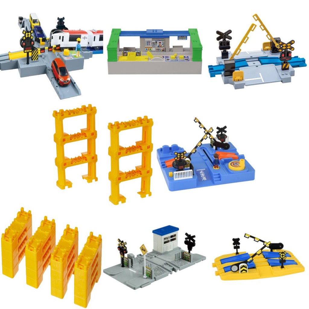TAKARA TOMY Plarail J-16 double track railroad crossing ,auto railroad ...