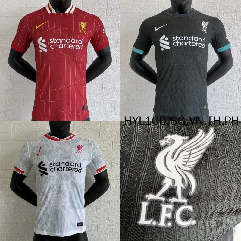 Player Issue 24-25 LFC Liverpool Jersey Home Away Third Short Sleeves ...