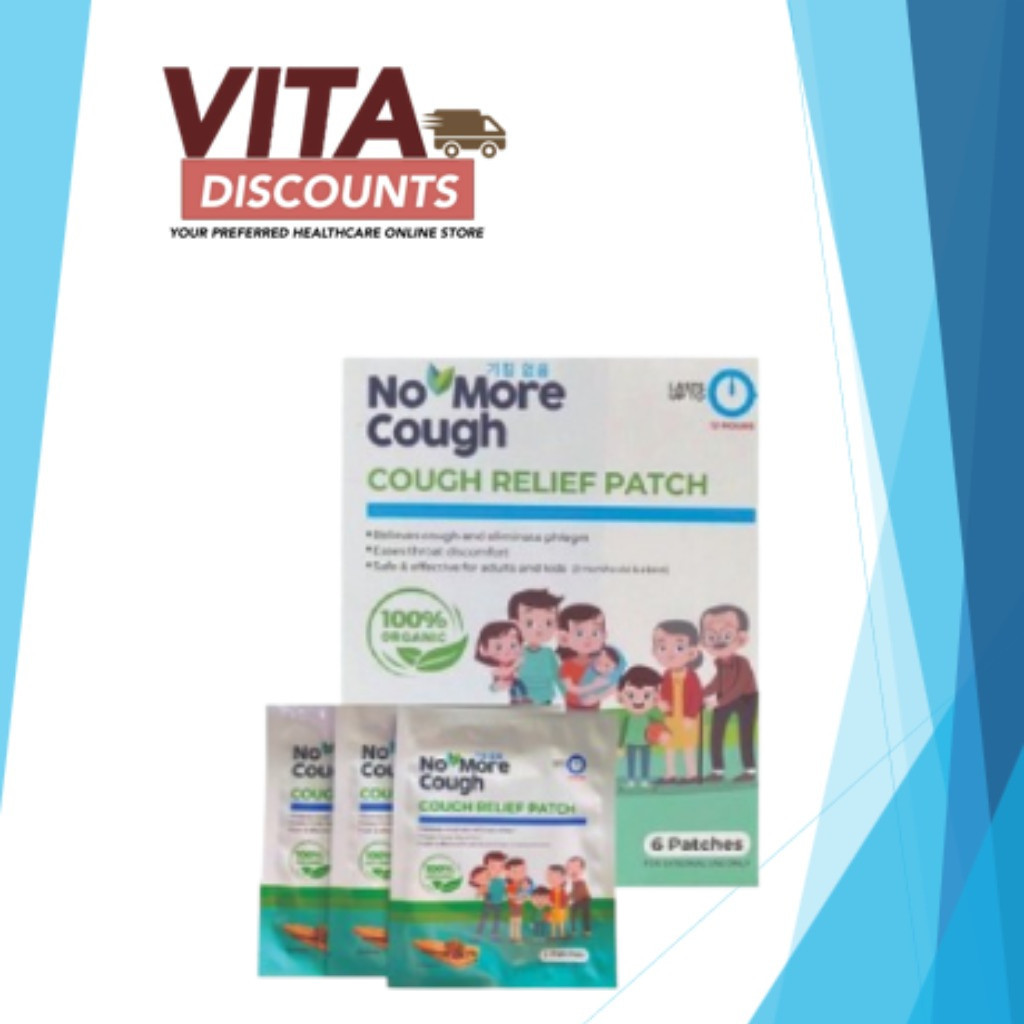 NO MORE COUGH COUGH RELIEF PATCH PATCHES 6S EXP08/2026 | Shopee Malaysia