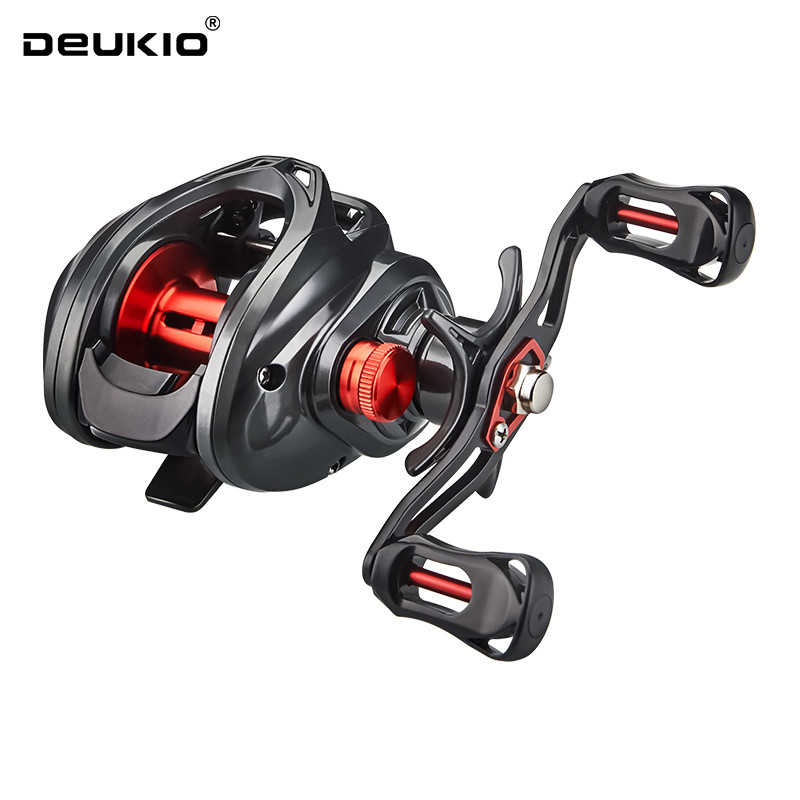 Baitcasting Fishing Reel Ultralight 7.3:1 Ratio 5KG Max Drag Ceramic Outlet Magnetic Brake ...