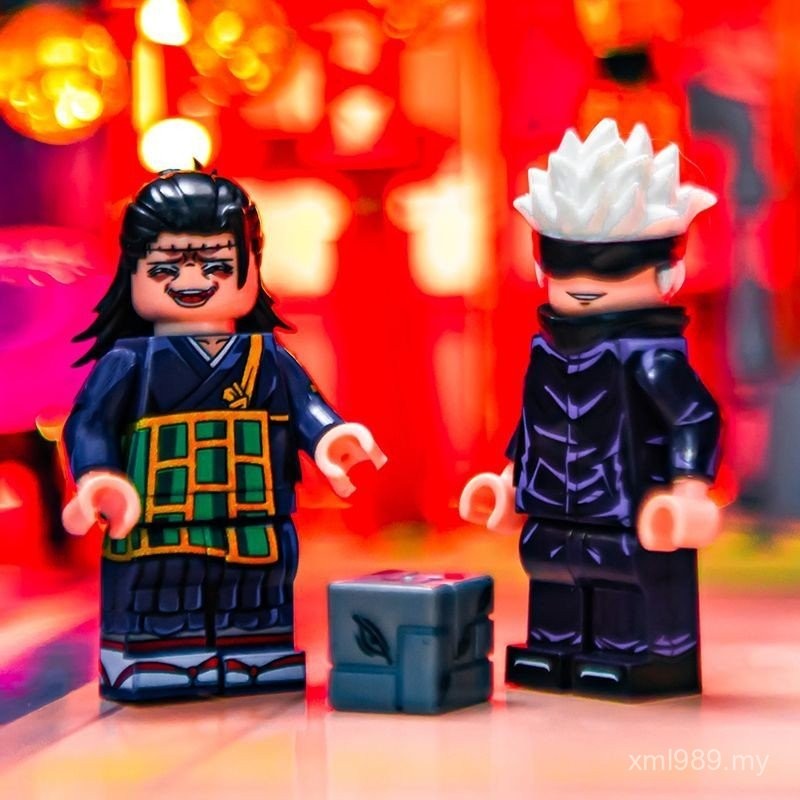 Spell Fighting Anime Summer Oil Seal Seal Gojo Go Character Minifigure ...