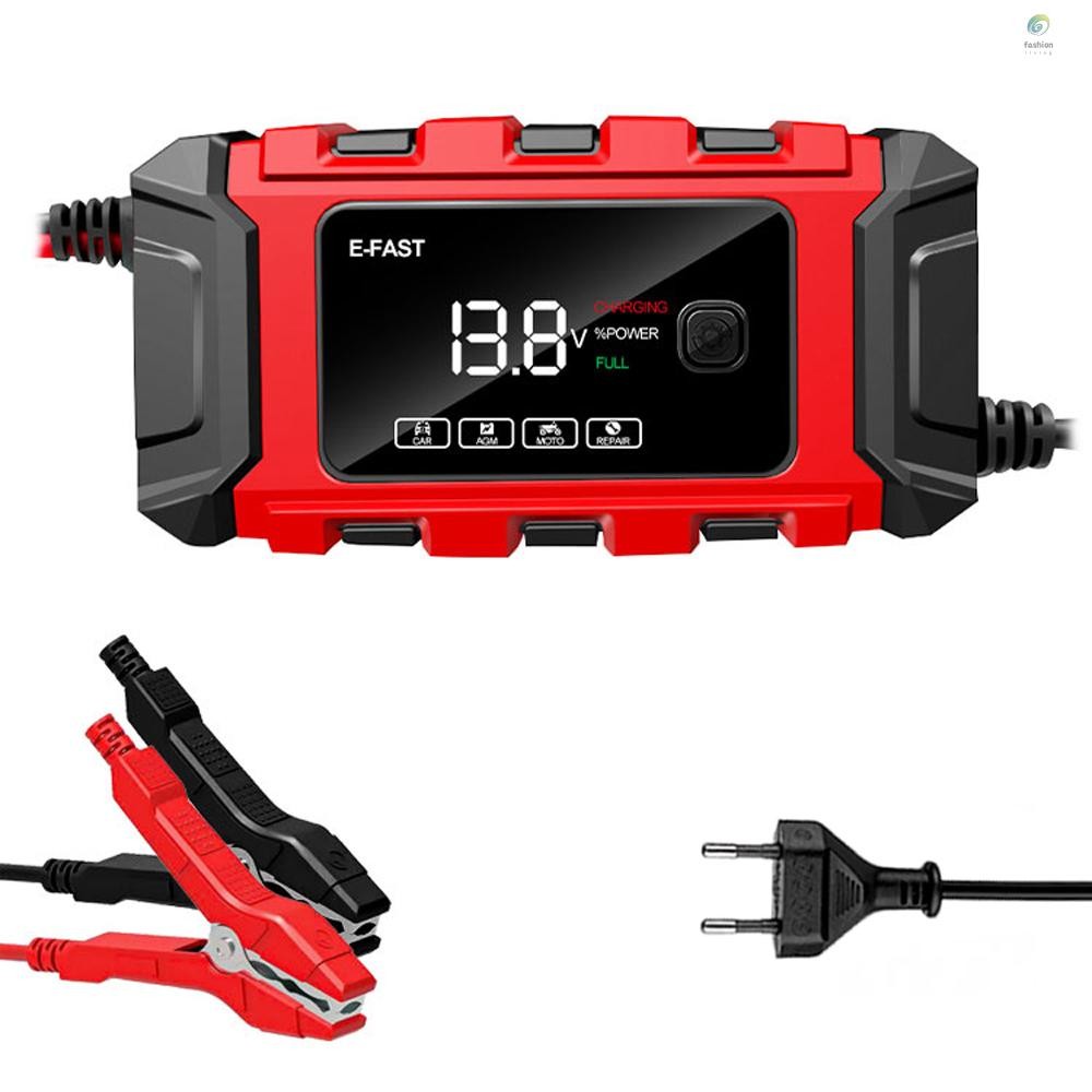 E-FAST Car Battery Chargers 12V/6A Full Automatic Battery Chargers ...