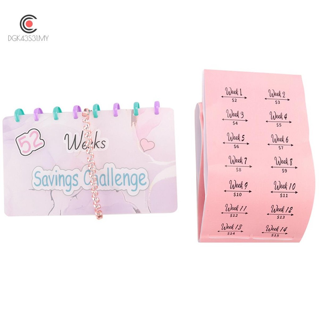 Savings Binder, 52 Week Savings Challenge, Money Saving Binder ...