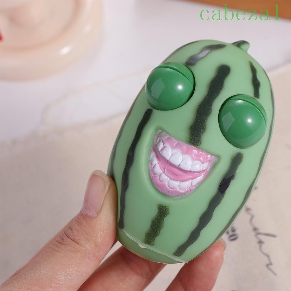 CABEZA Watermelon Pinch Toy, Explosive Eye Watermelon Strips Eyes ...