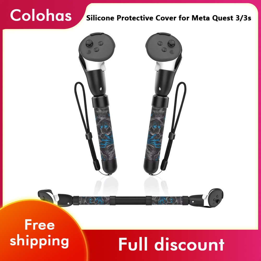 VR Games Handle For Meta Quest 3/Quest 3S Controller Long Arms Grips ...