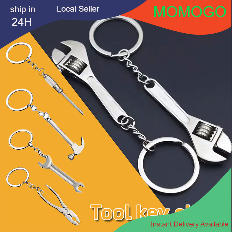 High Quality Metal Hammer Screwdriver Pliers Wrench Tool Keychain Mini ...