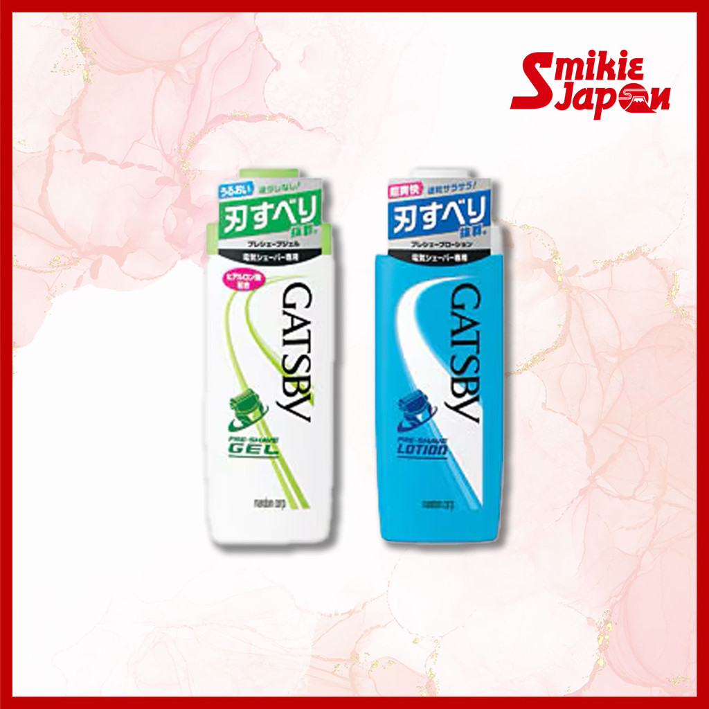 MANDOM GATSBY Pre-Shave Lotion and Gel for Smooth Shaving Experience ...