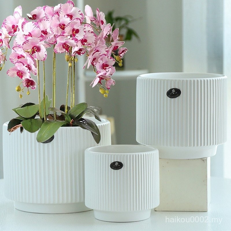 Flower Pot Ceramic New Style Matte Nordic Simple Flower Pot Special ...