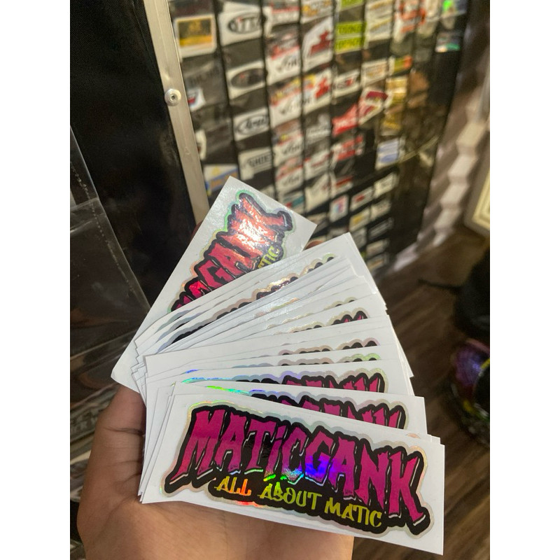 V.2 MATIC VIRAL HOLOGRAM STICKER already cut patterns JUST STICK ...