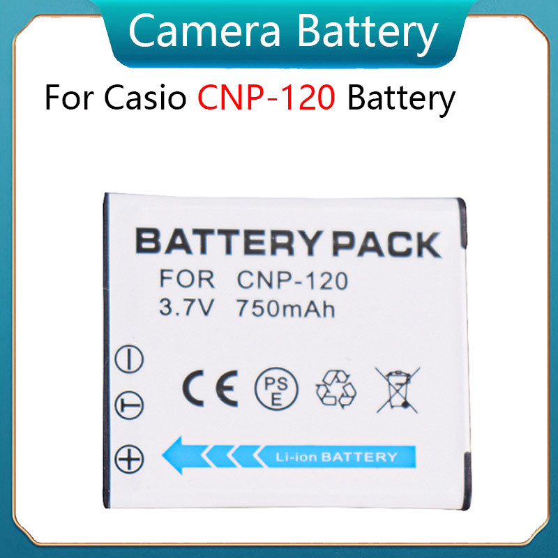 High Quality CNP-120 Battery for Casio CNP120 Camera Z790 S300 TZ20 ...