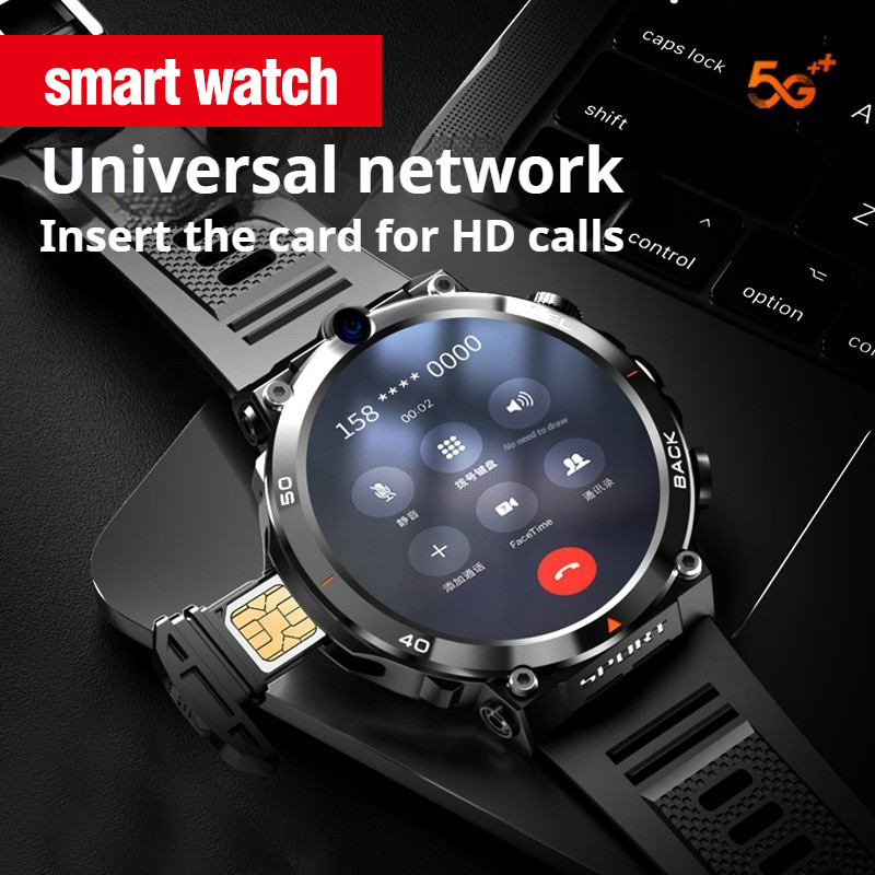🌍Men's Smart Watch[H10] 4G HD Display Camera Health Monitoring ...
