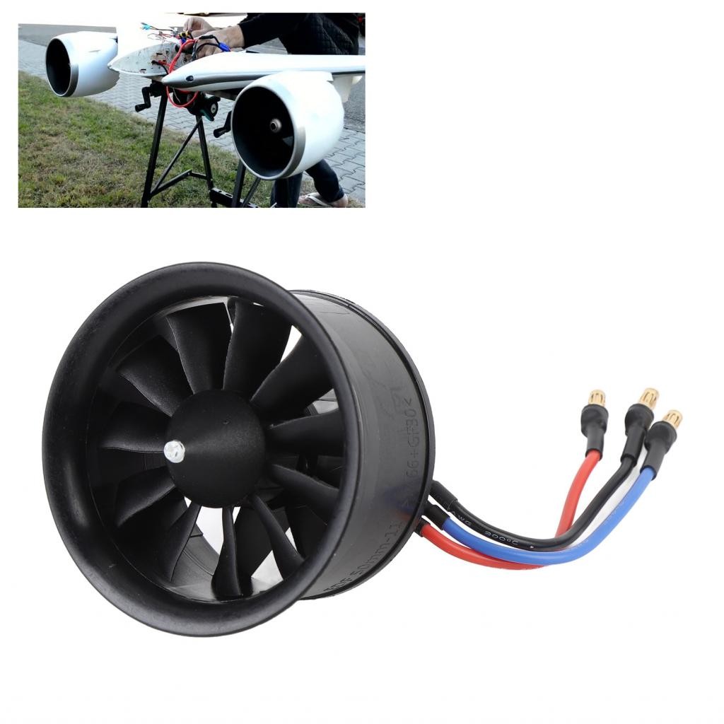 Soxii Fockety Electric Ducted Fan RC EDF 50mm 11 Blades Airplane for ...