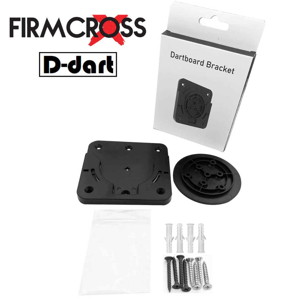 FIRMCROSS DART ACCESSORIES - BLACK DARTBOARD BRACKET ROTATE 360 DEGREES ...