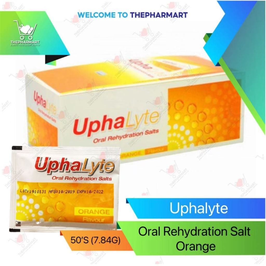 Uphalyte Orange Oral Rehydration Salts Sachet (50'S) | Shopee Malaysia