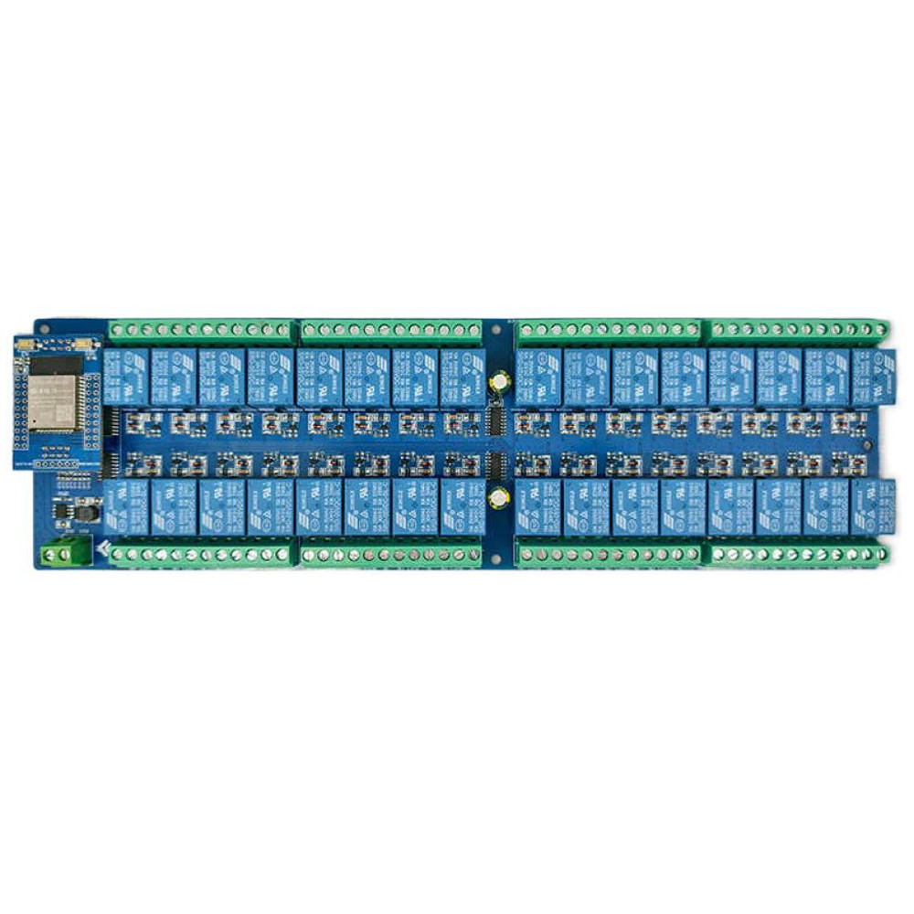 DC5V/DC12V/DC24V ESP32 32 Channel Relay Module ESP32-WROOM Development ...