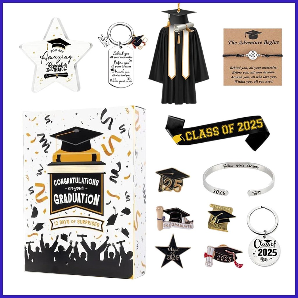Graduation Countdown Calendar Advent 12 Days Grad Countdown Box Grad ...
