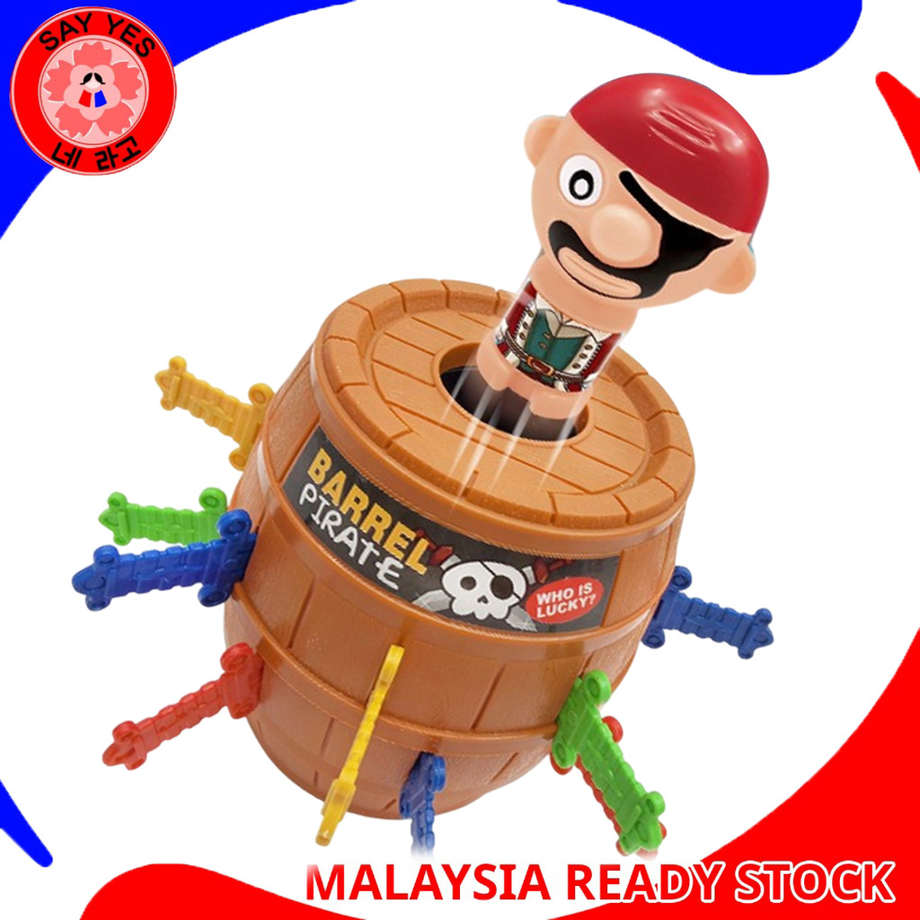 SayYes Pirate Barrel Game Fun Tricky Toy For Kids And Parents ...