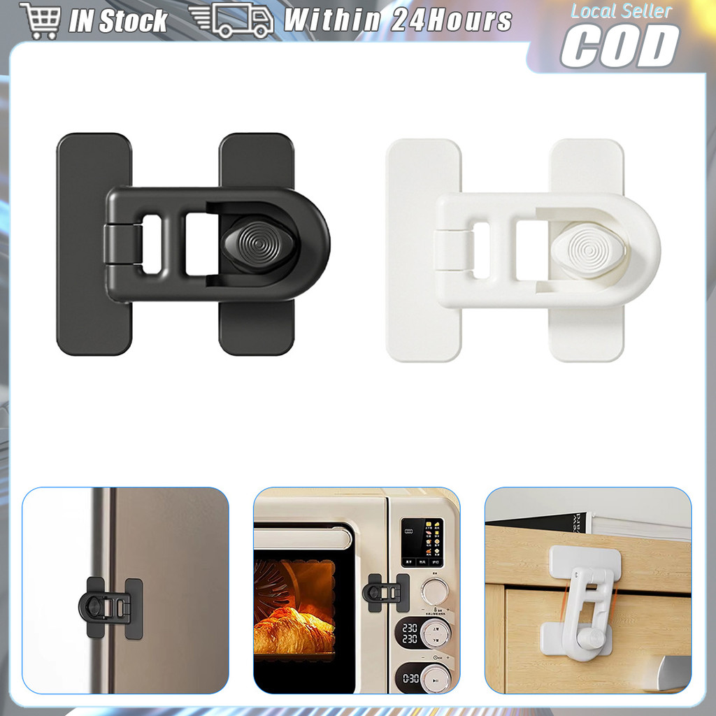 Baby Safety Lock Refrigerator Lock Door No Screws & Magnets Freezer ...